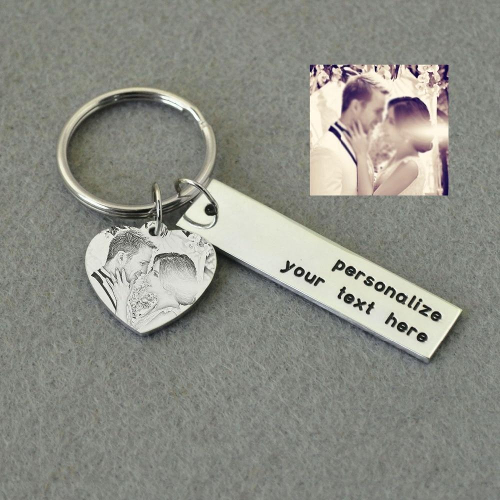 Personalized Photo Keychain With Personalized Text – Get Engravings